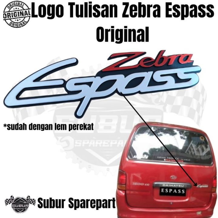 Logo Emblem Tulisan Zebra Espass ZebraEspass Original | Lazada Indonesia