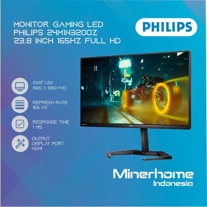 Monitor Gaming LED Philips 24M1N3200Z 23.8 inch 165Hz Full HD | Lazada ...