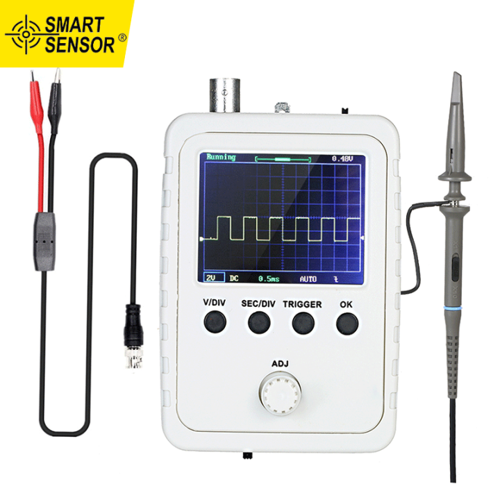 Smart Sensor 2.4" TFT Digital Oscilloscope Kit with Power Adapter and ...