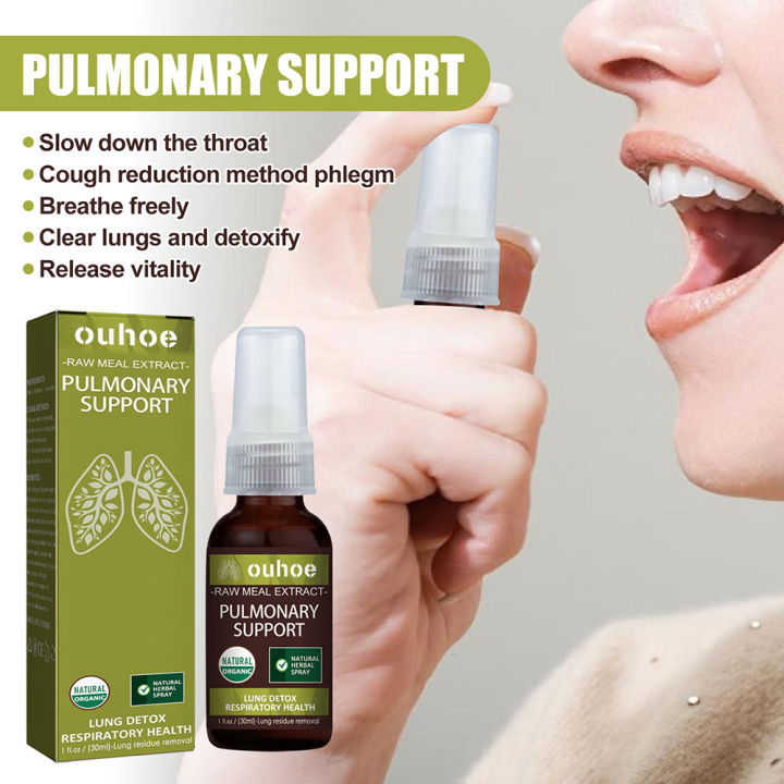 Herbal Repair Oral Spray Throat Mouth Spray 30ml Lung Support Relief ...