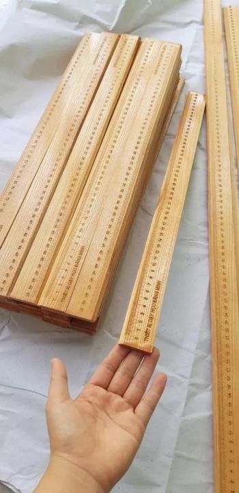 Thước Gỗ 30, 50, 60cm Giáo Viên - Gỗ Sồi. Giáo cụ dạy học cho giáo viên ...