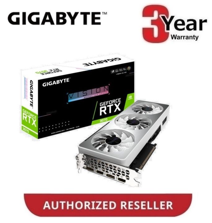 GIGABYTE GeForce RTX 3070 VISION OC 8G GDDR6 (GV-N3070VISION OC-8GB ...