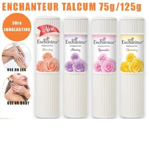 ENCHANTEUR Perfumed Talcum Powder Bedak Muka Bedak wangi Enchanteur ...