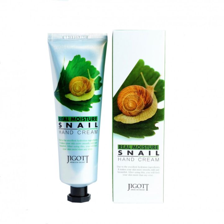 JIGOTT / Snail / Hand Cream / 100ML / Real Moisture / IMPORTED FROM ...