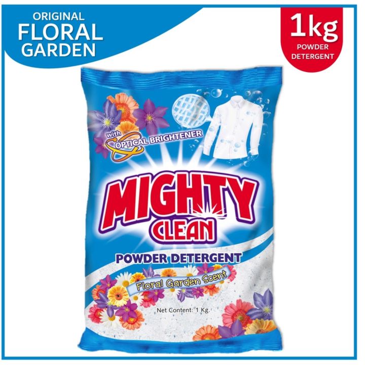 Mighty Clean Detergent Powder Original with Optical Brightener - Powder ...