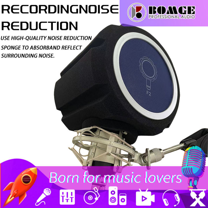 BOMGE Audio Studio Microphone Foam Screen Pop Filter,Soundproof Room ...