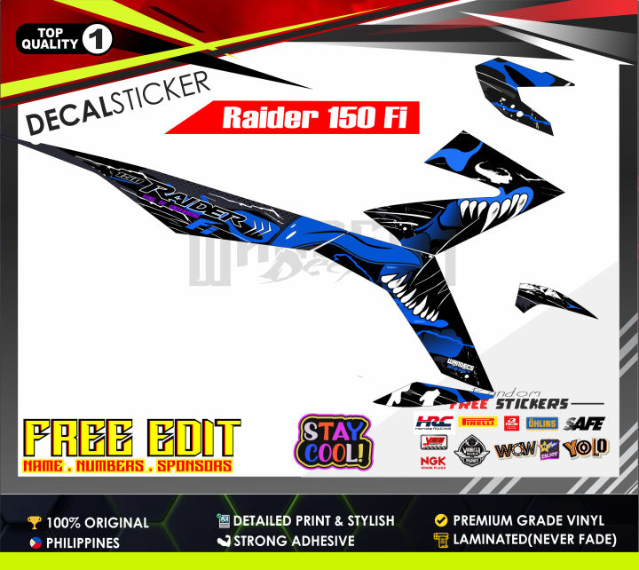 Raider 150 Fi Decals - Wandecs Venom Concept | Lazada PH