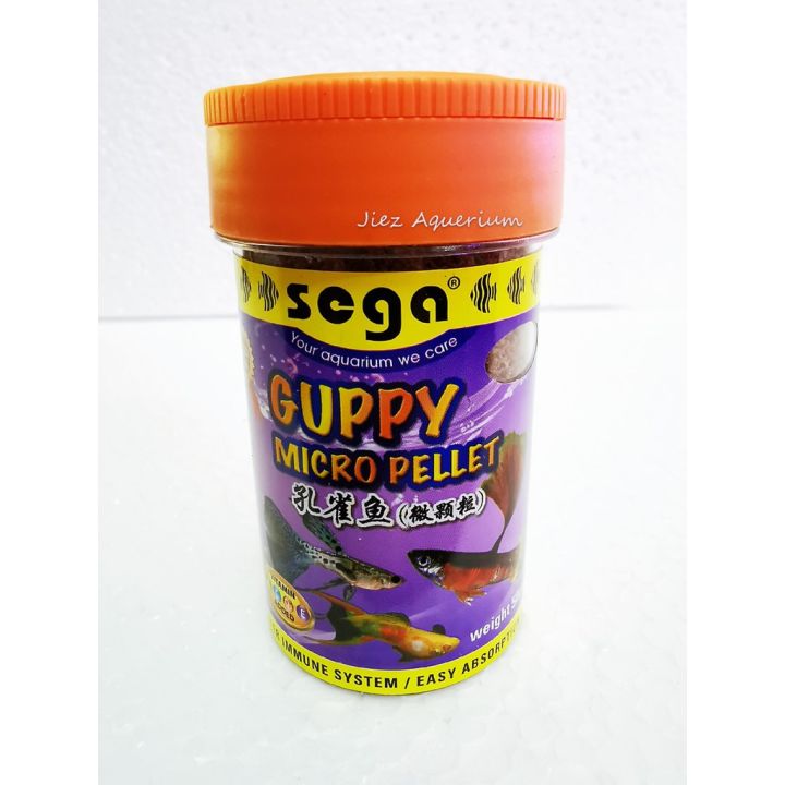 # Sega Guppy Micro Pellet 50g # Makanan Ikan Guppy # | Lazada