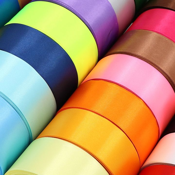 Various colors 25 yards/roll 4 cm ribbon satin ribbon decorative ribbon ...