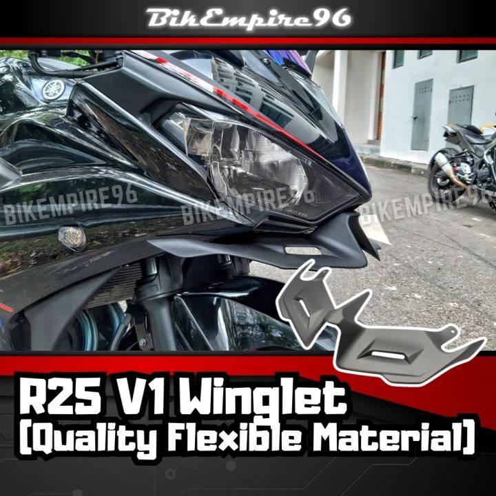 Yamaha R25 V1 Winglet (Quality Flexible Material) | Lazada