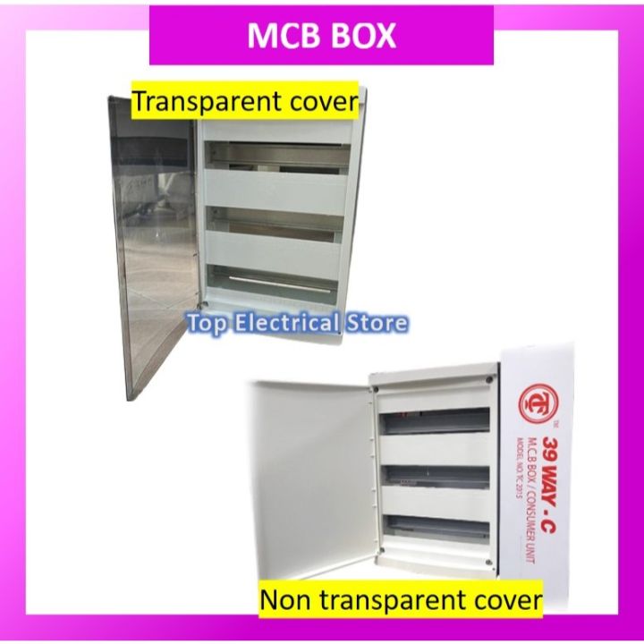 SURFACE PVC MCB BOX 39 WAY MCB DISTRIBUTION BOX / CONSUMER MCB BOX / ELECTRICAL BOX / DB BOX ...