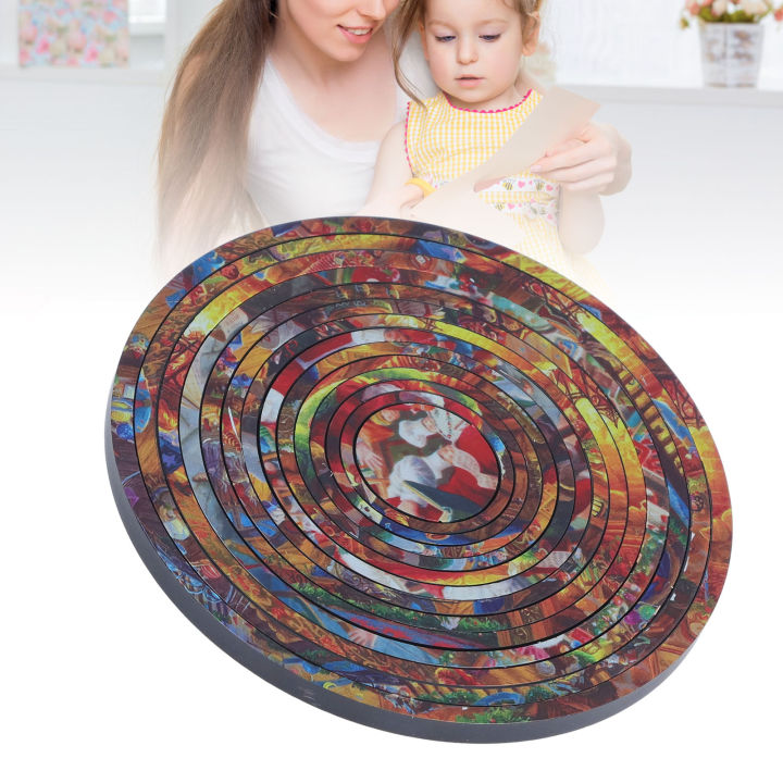 3D Rotating Flip Puzzle Rotating Puzzle Toy Plastic for Whole Family ...