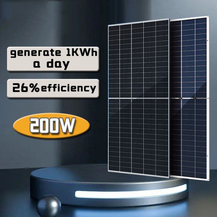【FULL POWER Promise】100/200 Watt Original Monocrystalline Solar Panel ...