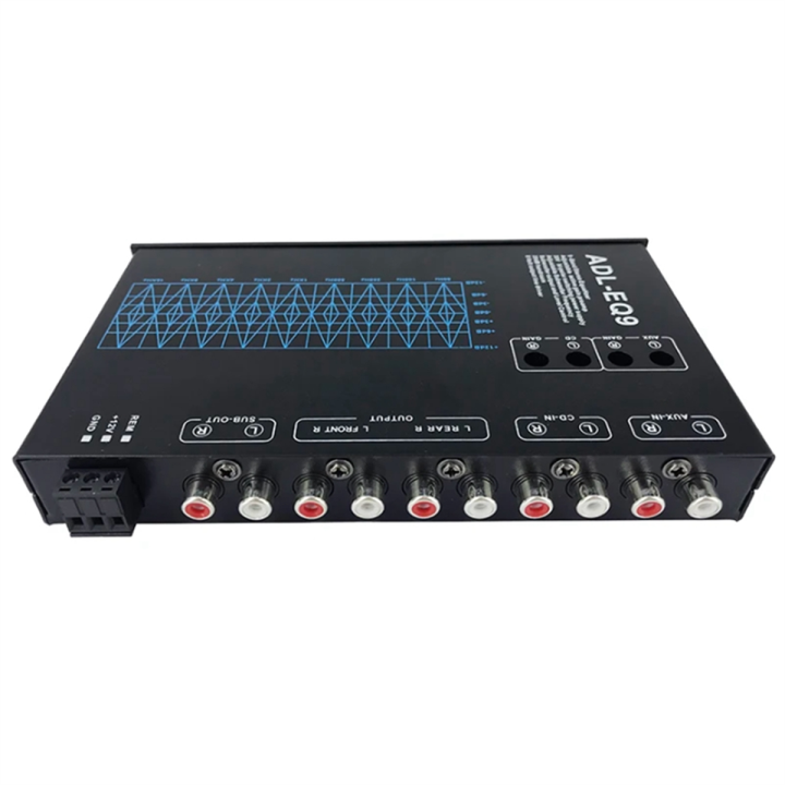 ADL-EQ9 Car Equalizer Car EQ Crossover Amplifier 9-band Equalizer Car ...