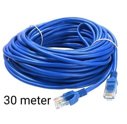 สายแลนสำเร็จรูปพร้อมใช้งาน ยาว 30 เมตร UTP Cable Cat5 30M(Blue) | Lazada.co.th
