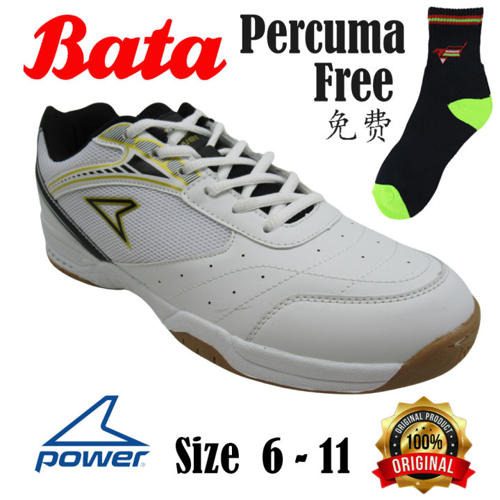 Bata POWER Smasher Men Court Shoes 8421003 Kasut Sukan Lelaki | Lazada