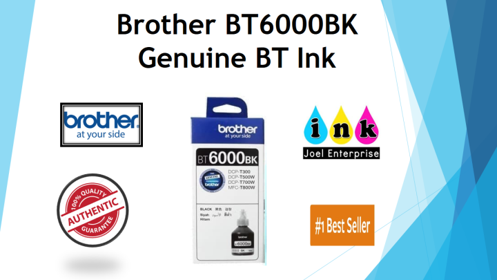 Brother BT6000BK Genuine BT Ink | Lazada PH
