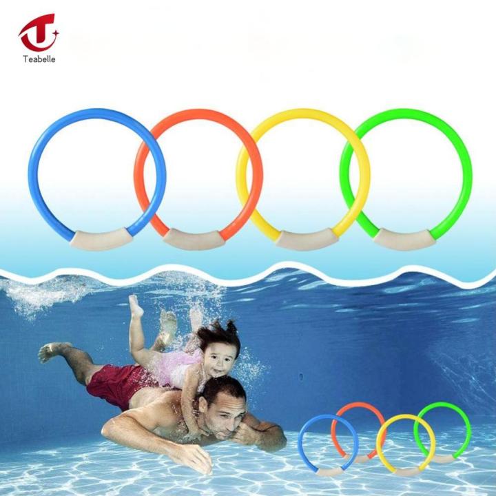 Teabelle Kids Diving Game Toys Set Throwing Toy Swimming Pool Circle ...