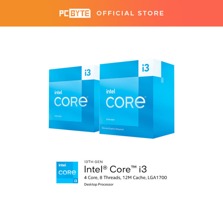 Intel Core i3 13th Generation LGA1700 CPU Processor [i3-13100/i3-13100F] | Lazada