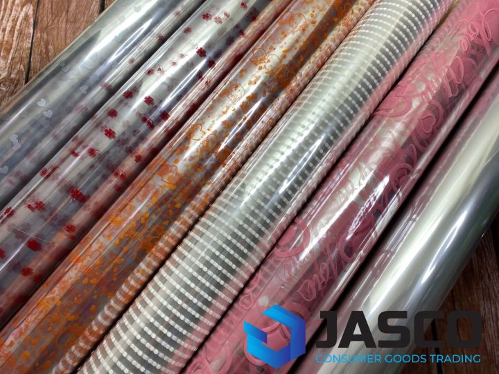 Transparent Plain and Printed Cello Sheet Plastic Gift Wrap Wrapper ...