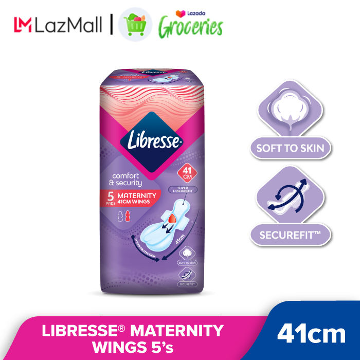 Libresse Maternity Night Wings 41cm (5s) | Lazada