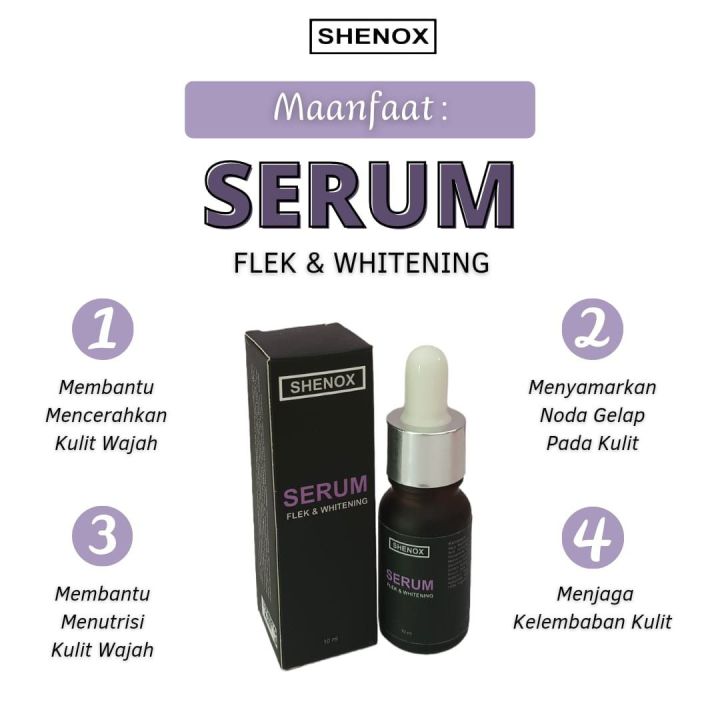 Serum Perawatan Flek Hitam Tebal Membandel Serum Shenox Skincare Dark Spot Treatment Serum ...