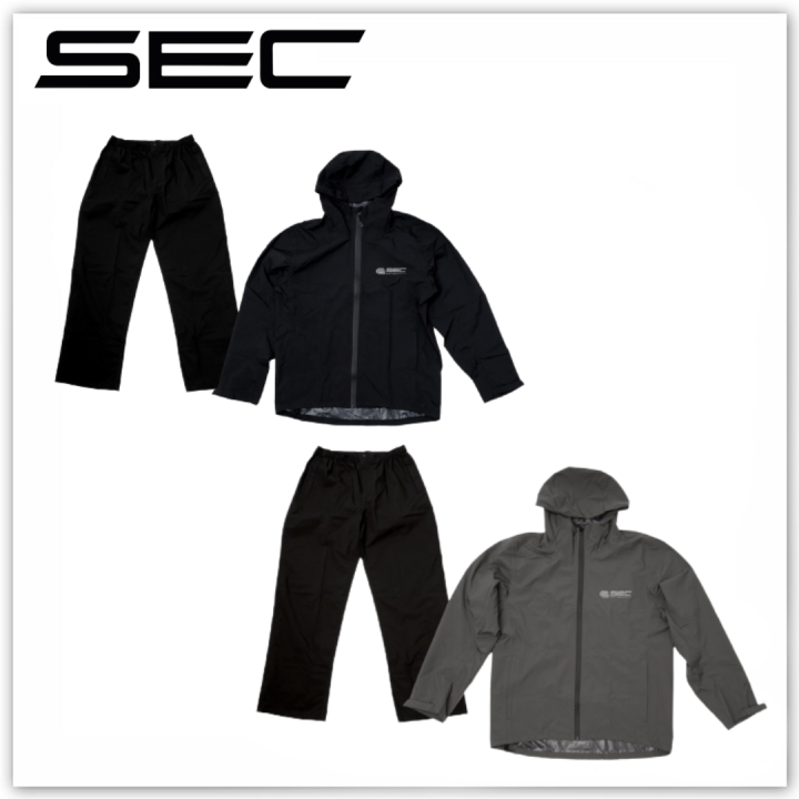 SEC - Premium Raincoat Terrain (Black, Grey) (L-2XL) | Lazada PH