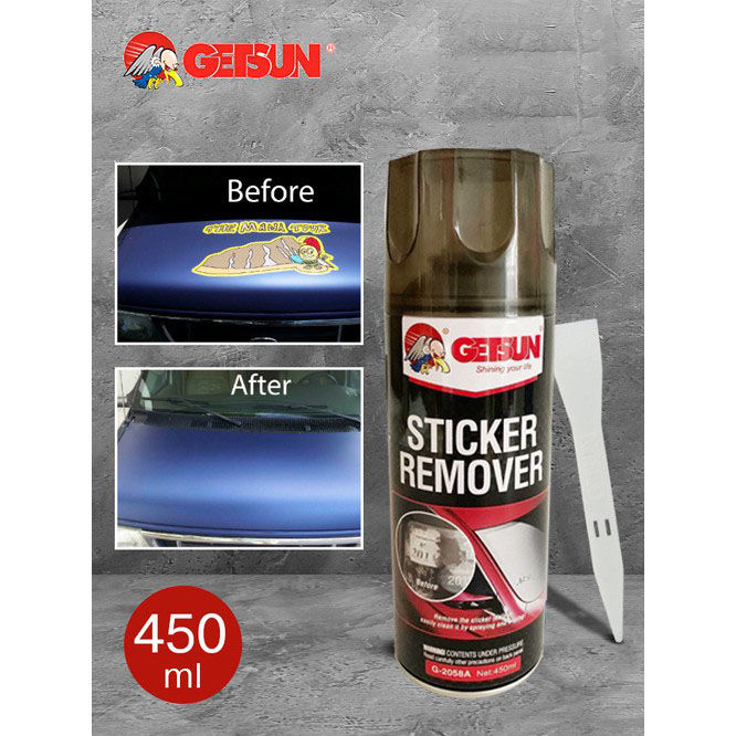 Getsun Sticker Remover 450ml สเปรย์ล้างคราบ สเปรย์ ล้างคราบกาว ลอกคราบ ...