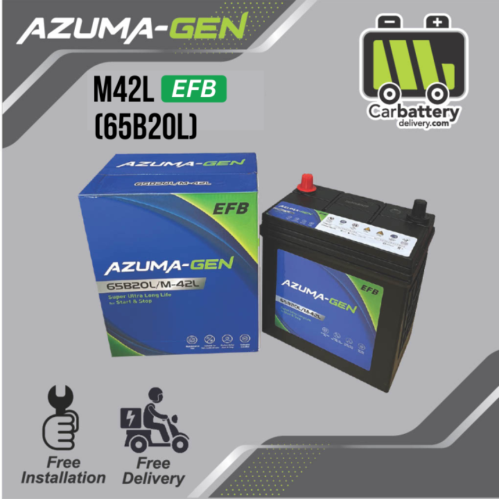 [Installation Provided] OURSUN M42 AZUMA-GEN M42 65B20L Car Battery ...