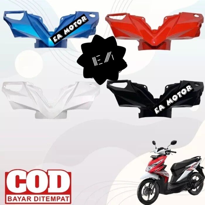Batok Depan Motor Honda New BeAT Fi ESP Eco Th 2016-2019 Warna Hitam ...