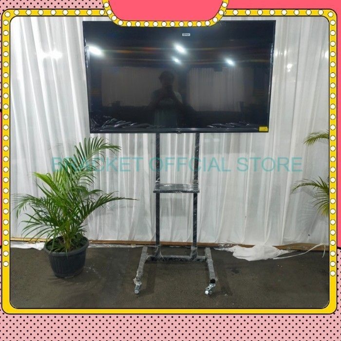 BRACKET STAND STANDING TV BERDIRI PAMERAN 24 SAMPAI 65 INCH LE-025 ...