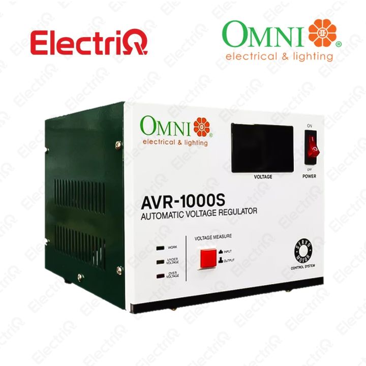 Electriq l Omni AVR Servo Motor Automatic Voltage Regulator 1000W AVR ...