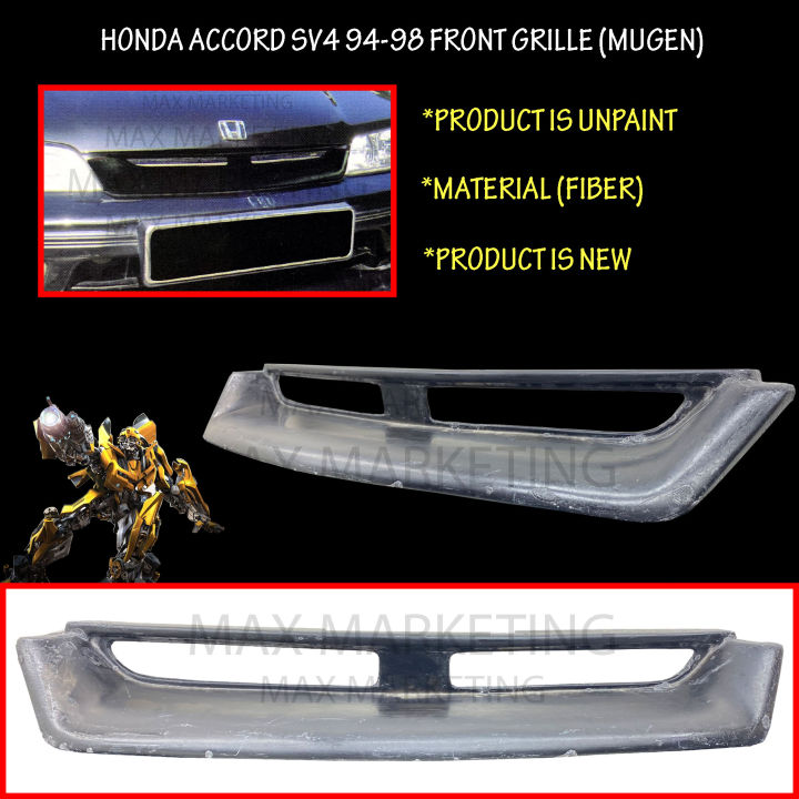B0310 CAR BODYKIT HONDA ACCORD SV4 94-98 FRONT GRILLE (FIBER)MUGEN | Lazada