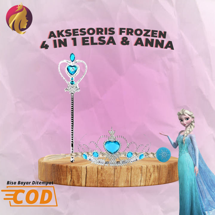 Frozen Set 4 In 1 Elsa Anna Untuk Anak Anak | Lazada Indonesia