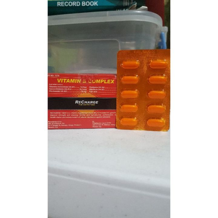 Recharge Vitamin B Complex (sold per10s) | Lazada PH