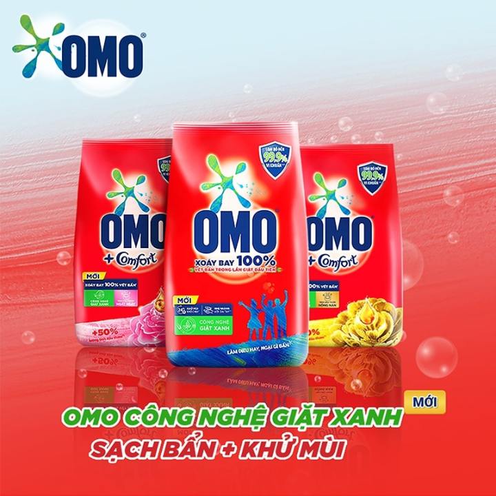 Bột giặt Omo Đỏ Công Nghệ Xanh 770gr | Lazada.vn