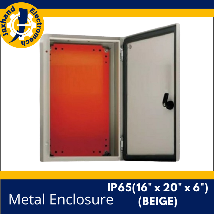 Metal Enclosure 400mm(L) X 500mm(W) X 150mm(D), IP65 (16" x 20" x 6 ...