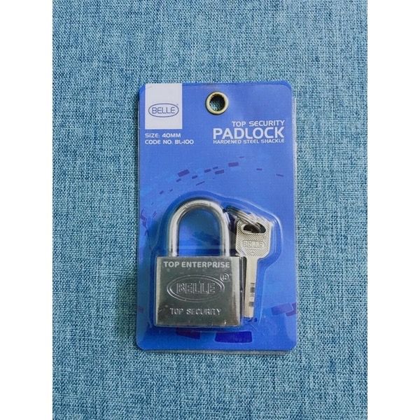 (READY STOCK) BELLE Top Security Padlock Key Alike System (40MM 50MM ...