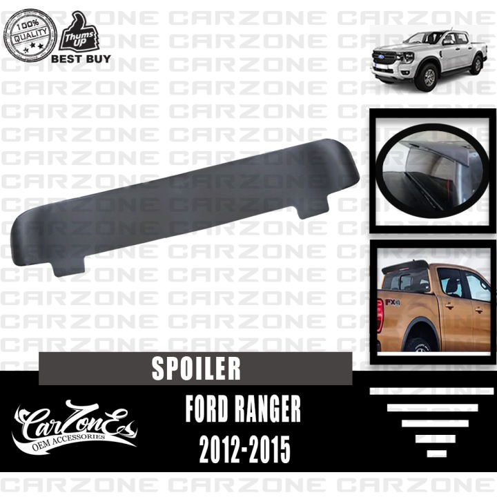 Ford Ranger 2012-2015 Rear Trunk Spoiler (Matte Black) | Lazada PH