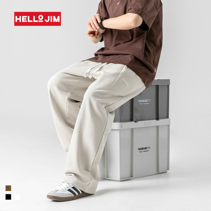 HELLO JIM Straight leg pants for Men 2023 New Style Street Wear Loose ...
