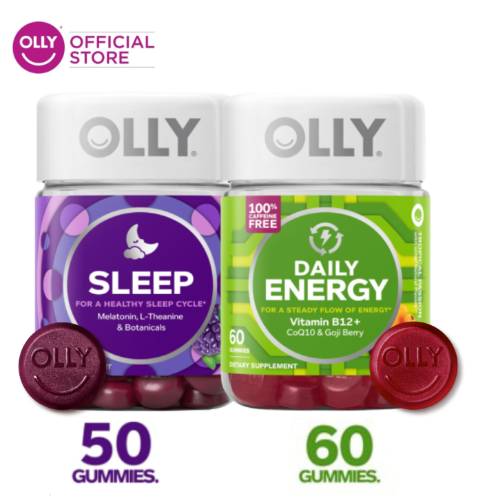 [HOLIDAY GIFT SET] OLLY Daily Drivers: Sleep Gummy Supplements (EXP: 12 ...