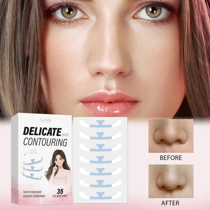 Soug Invisible Nose Shrinking Stickers Lift Nose Sticker Ultra-Fine ...