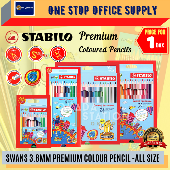 Stabilo PREMIUM Coloring Pencil / Pensel Warna / Colour Pencil / Color ...
