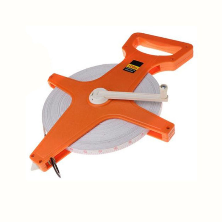 Open Reel Measure Tape Hand Crank Portable Sided Fiberglass Tape ...