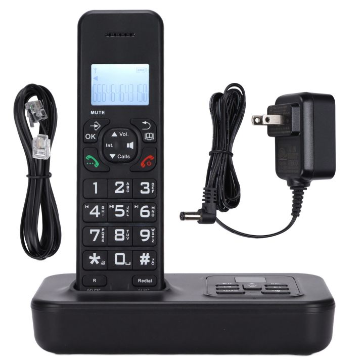D1002B‑TAM Digital Cordless Handheld Phone Hands Free Calling Low ...