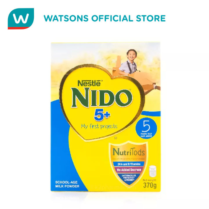 NIDO 5+ Powdered Milk Drink For Children Above 5 Years Old 370g | Lazada PH