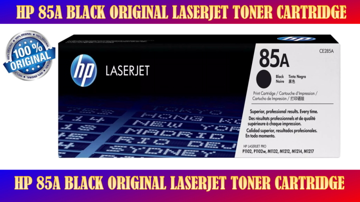 HP 85A Black Original LaserJet Toner Cartridge, CE285A | Lazada PH