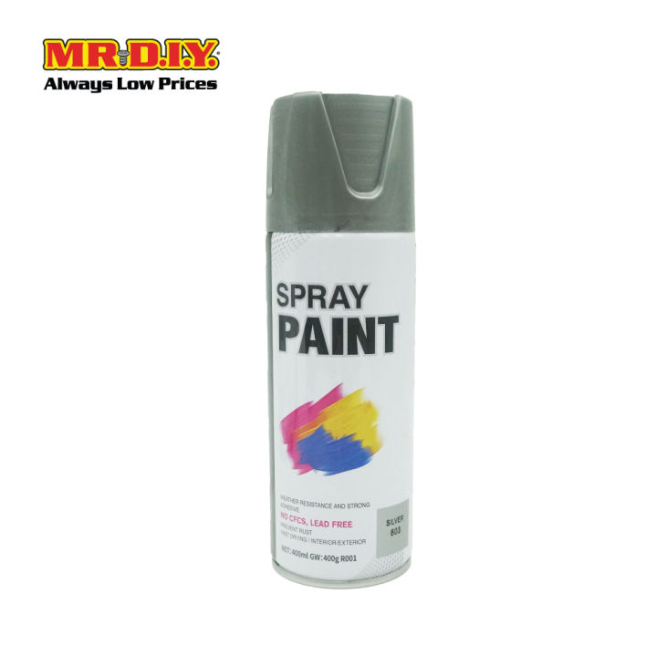 (MR.DIY) TOPDA Spray Paint Silver #803 (400ml) | Lazada