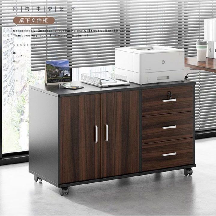 Modern Minimalist Low Cabinet Document Cabinet File Cabinet under Desk ...