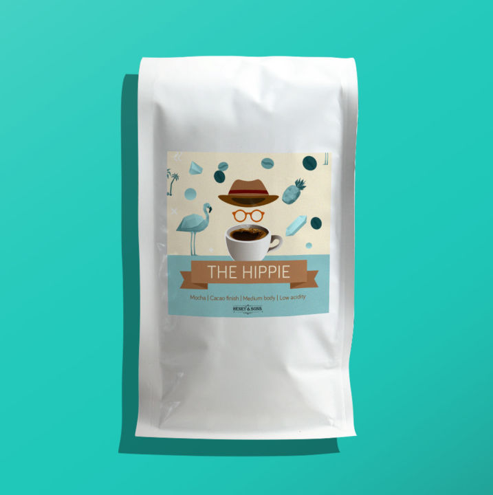 Henry and Sons' The Hippie Roasted Coffee Beans (500g) - Arabica and ...